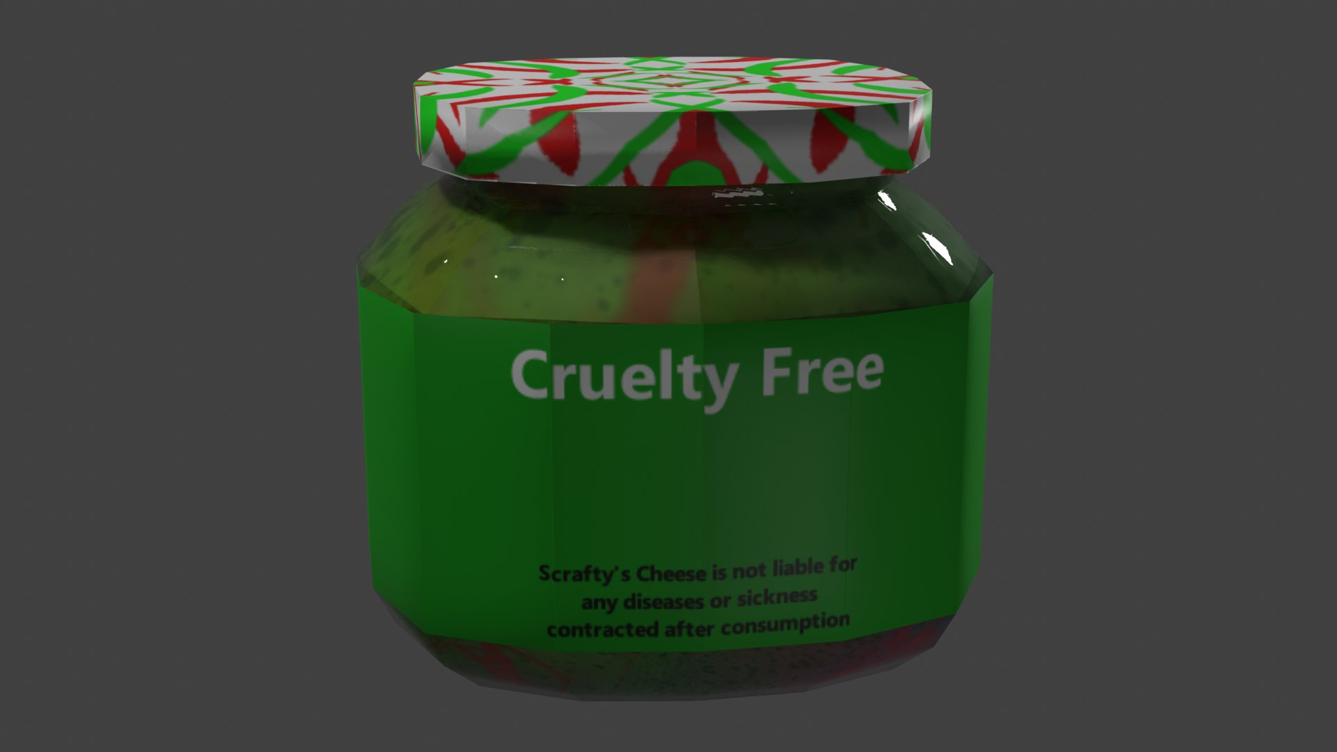 Low Poly Relish Jar 3D - TurboSquid 2054268