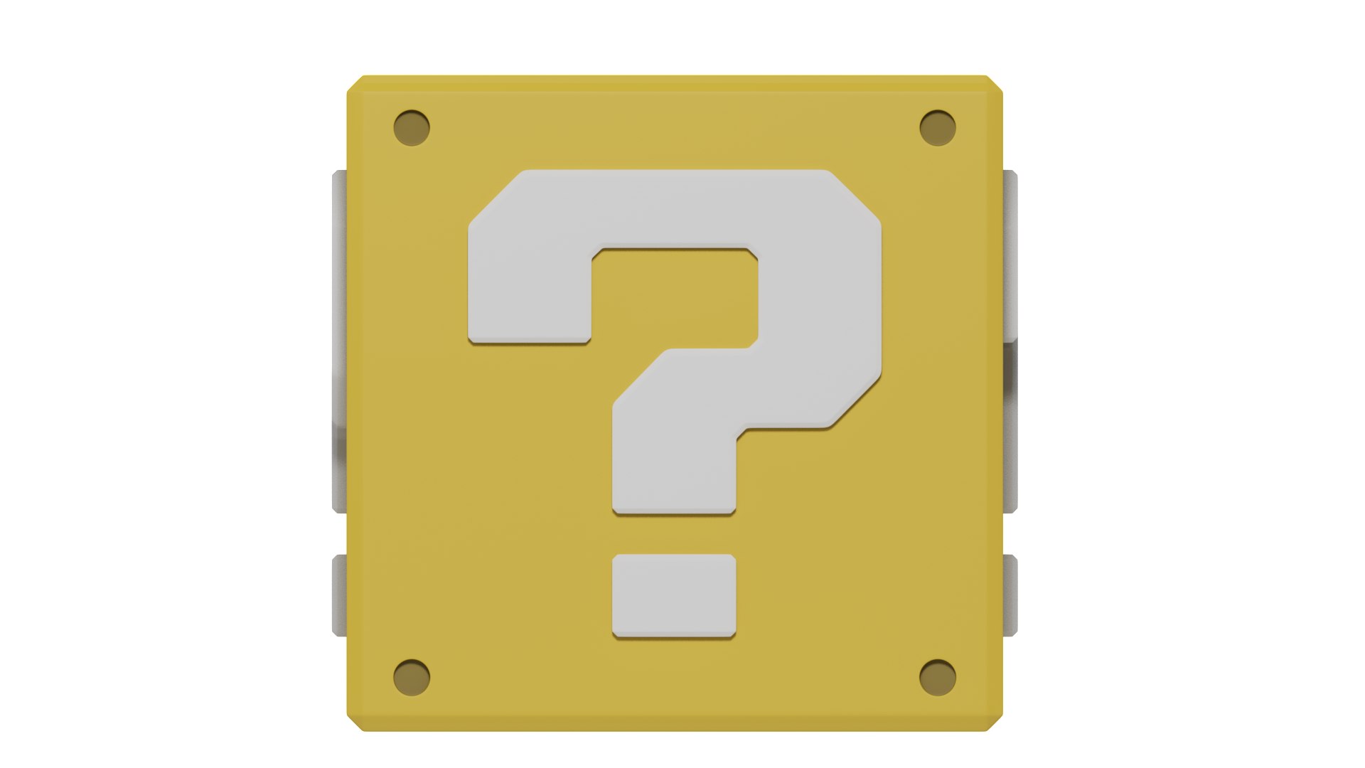 Free Yellow Mistery Block - Super Mario 3D - TurboSquid 2046062