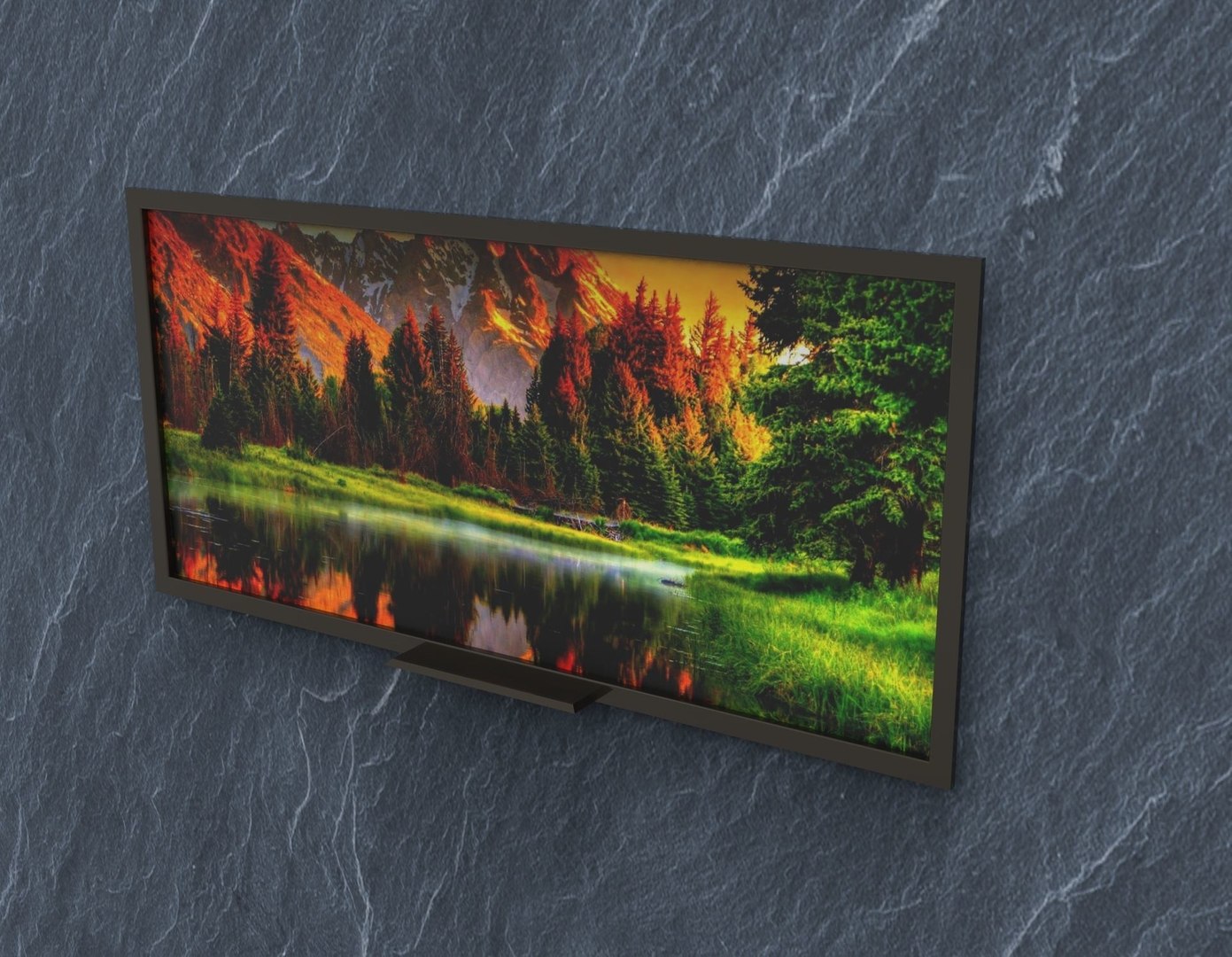 LED TV 3D - TurboSquid 1832819