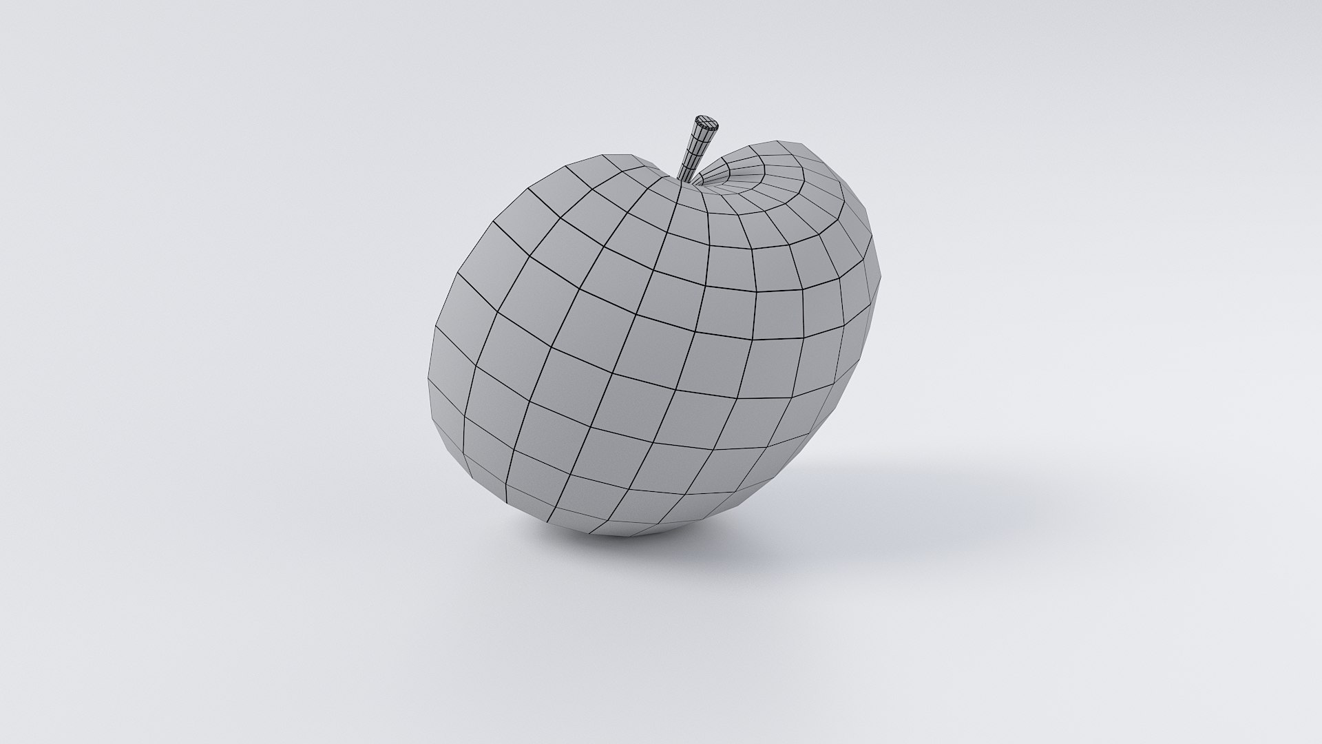 Cartoon Green Apple Half 3D Model - TurboSquid 2086517