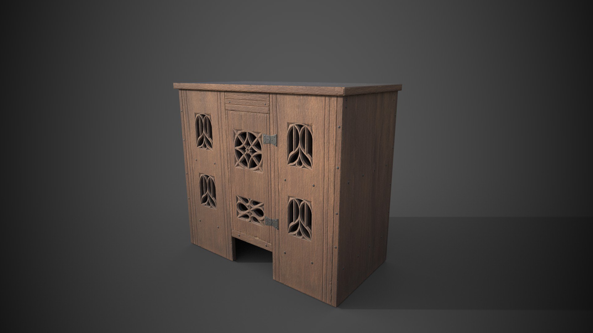 Medieval Cupboard model - TurboSquid 1778563