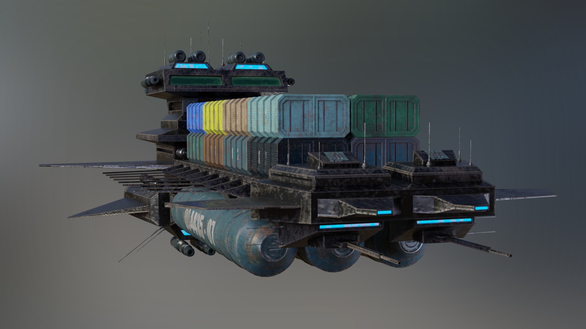 3D Freighter - Arion Class Cargo Vessel Model - TurboSquid 1805636