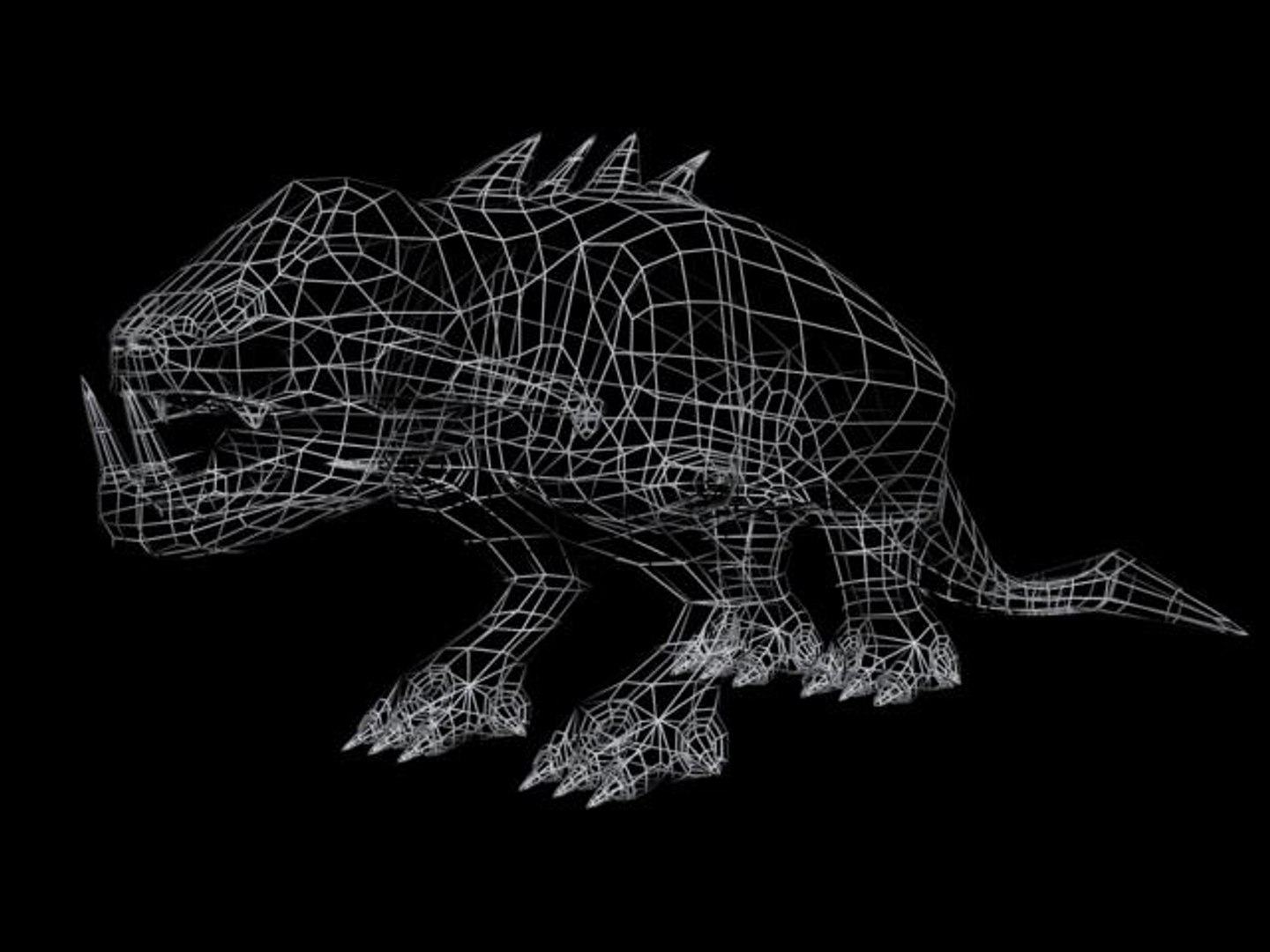3d Mutated Creature Model
