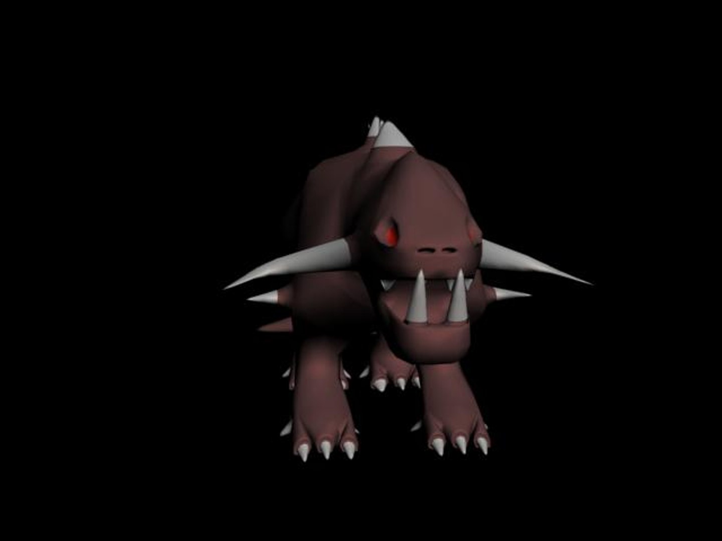 3d Mutated Creature Model