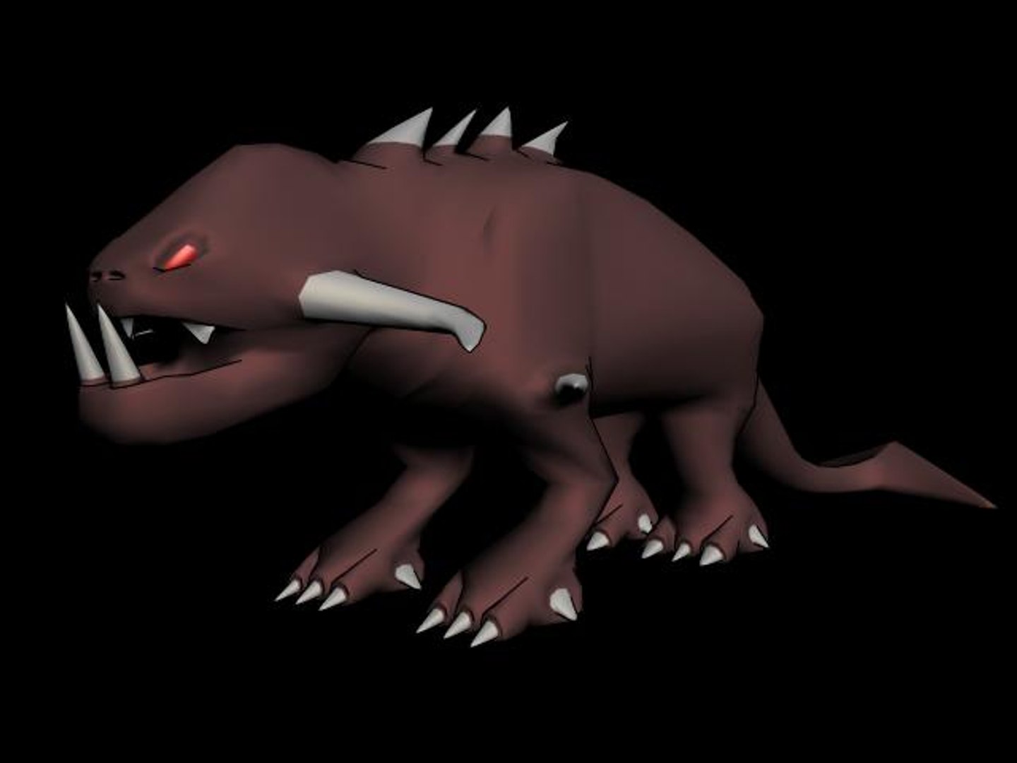 3d Mutated Creature Model