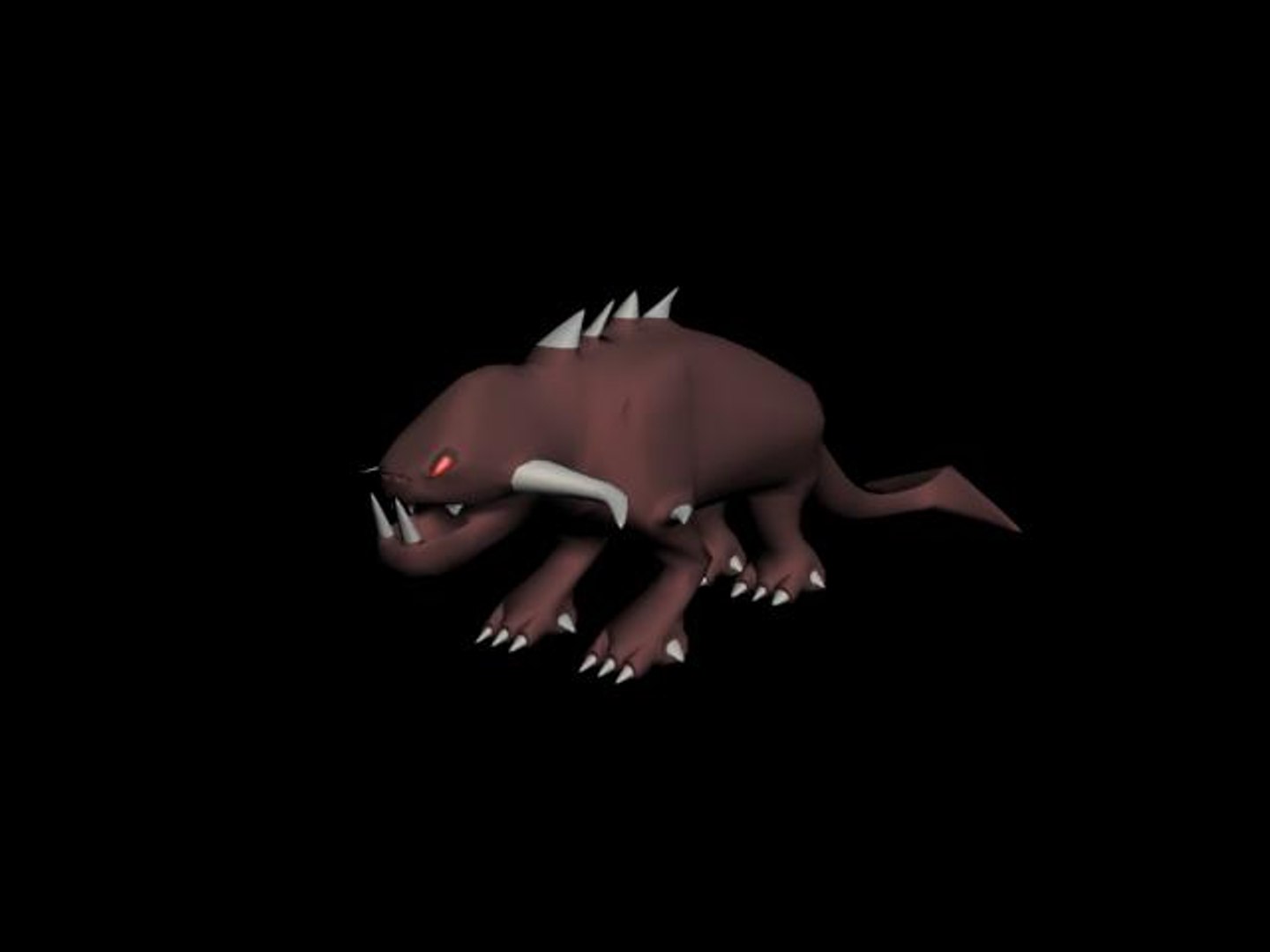3d Mutated Creature Model