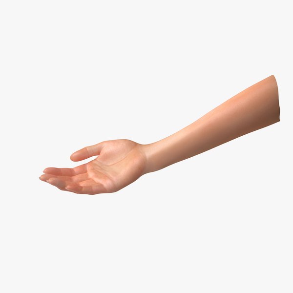 female arm 3d 3ds