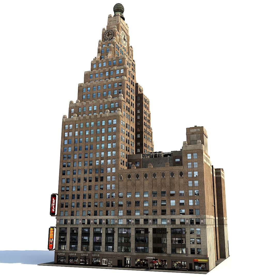 3d Model Paramount Building
