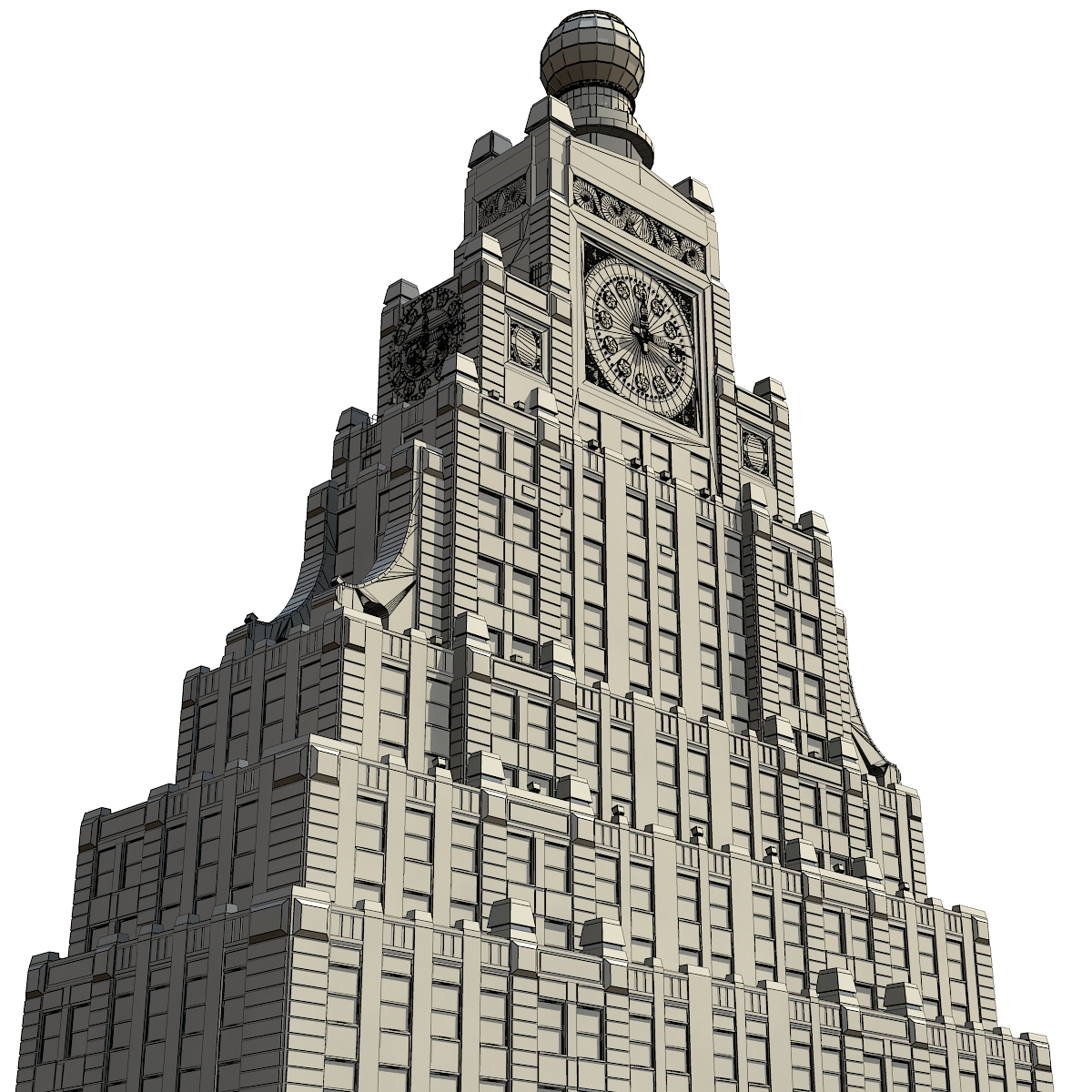 3d model paramount building