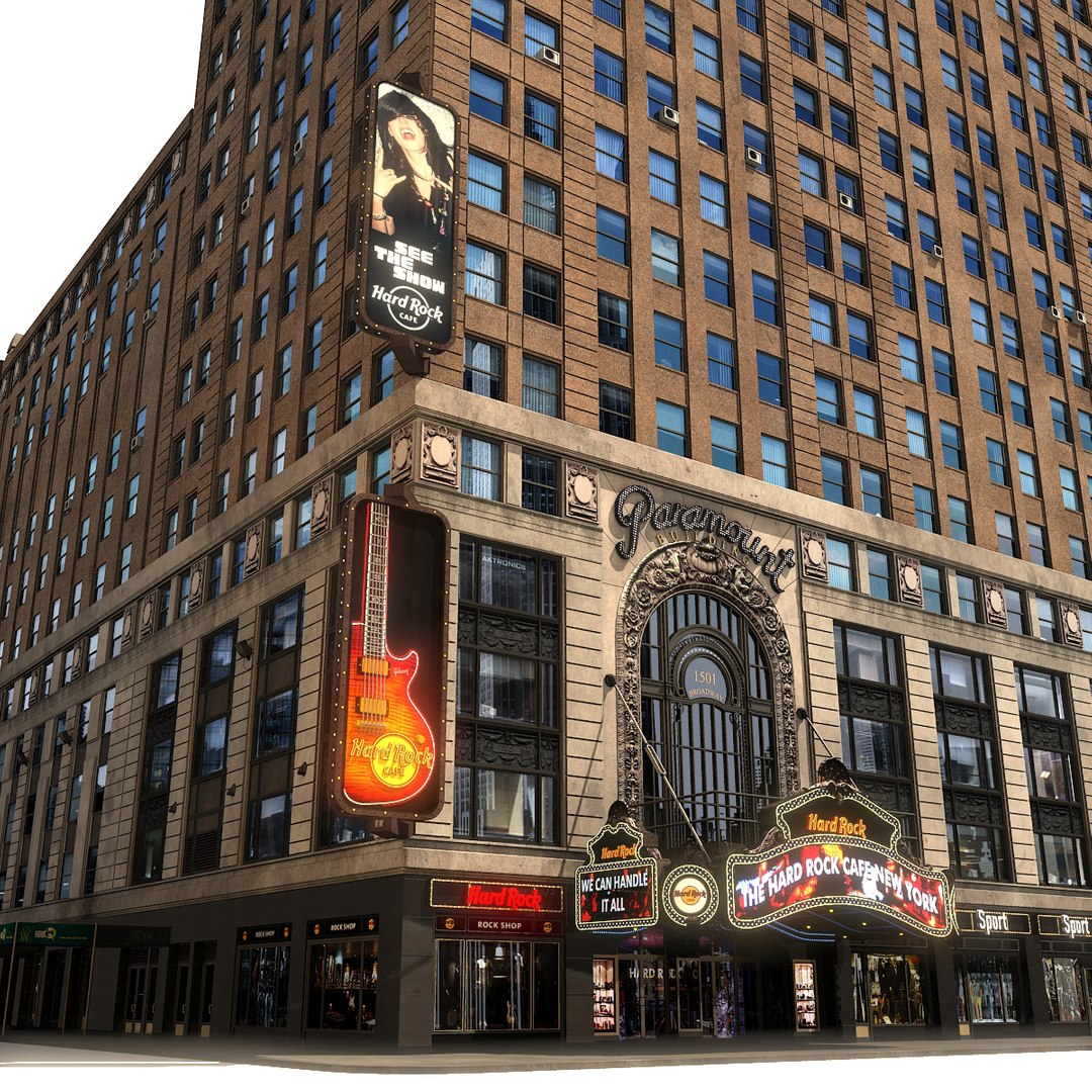3d Model Paramount Building
