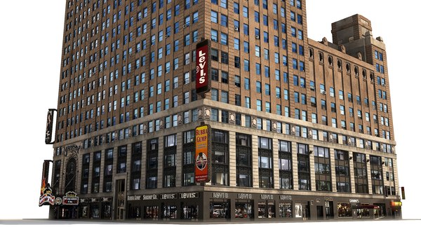 3d model paramount building