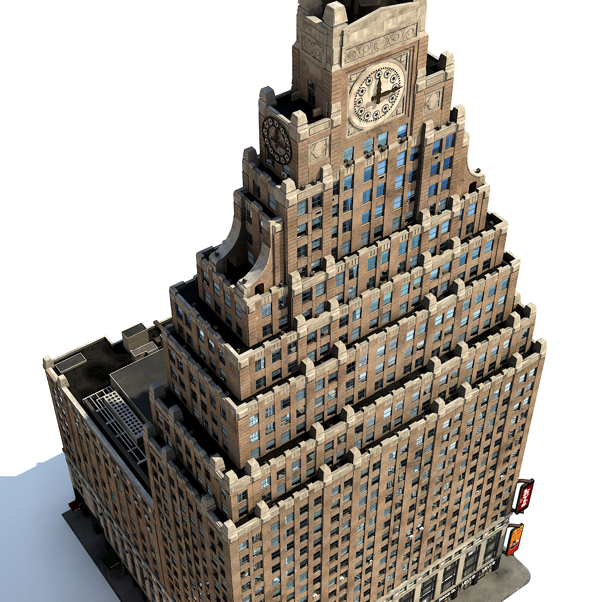 3d model paramount building