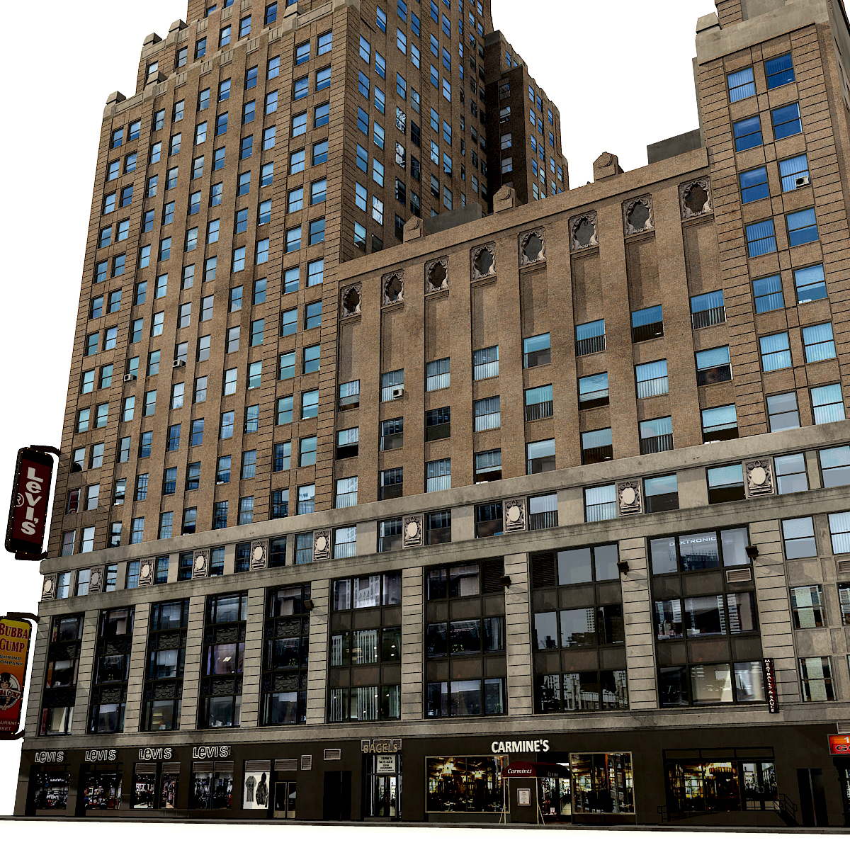 3d model paramount building