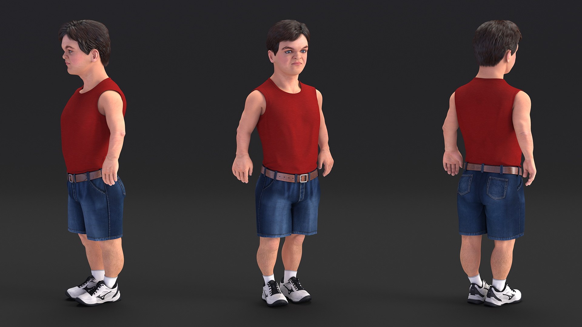 Dwarf Male Character Summer Style Standing Pose 3D - TurboSquid 2217977