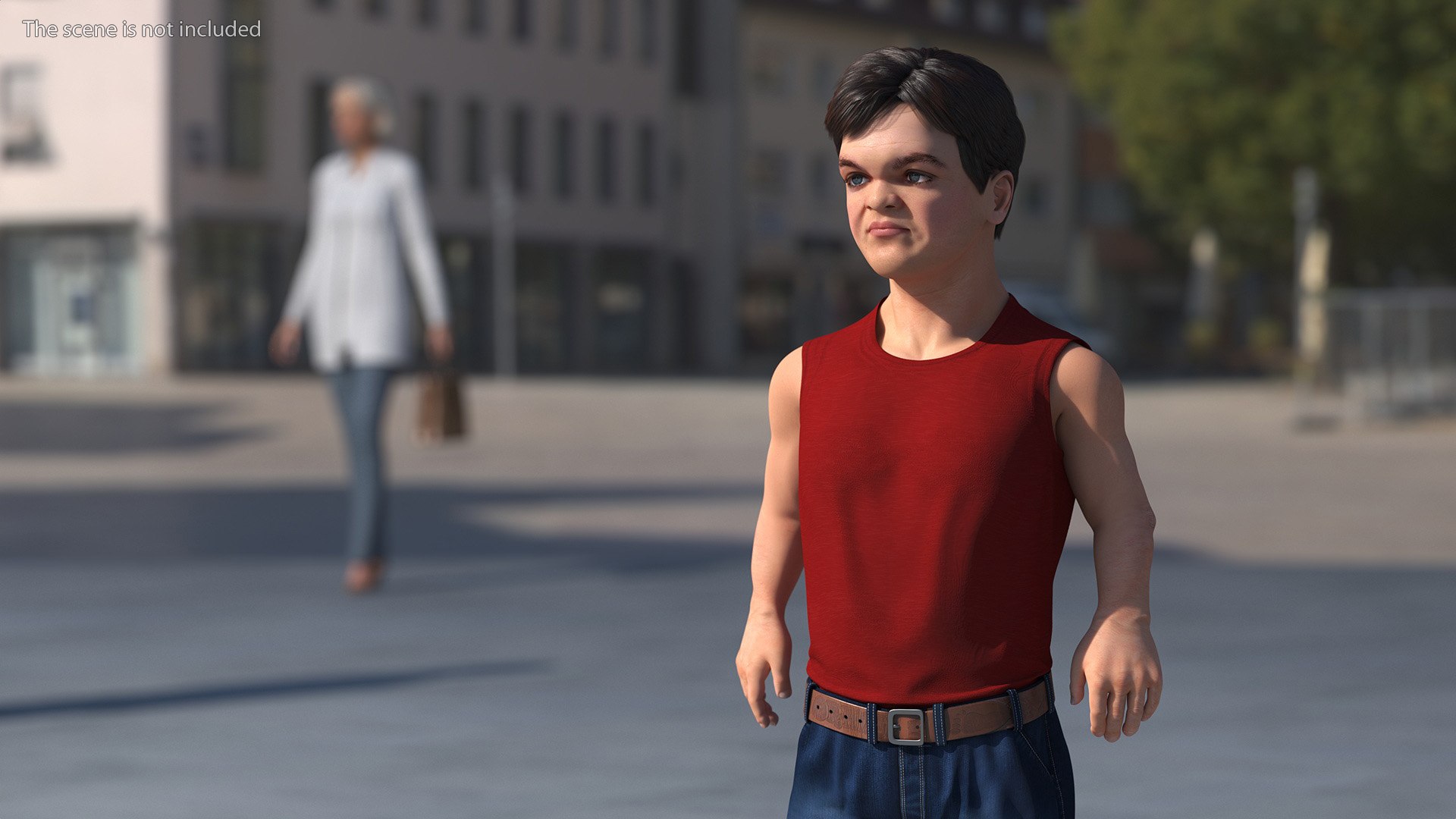 Dwarf Male Character Summer Style Standing Pose 3D - TurboSquid 2217977