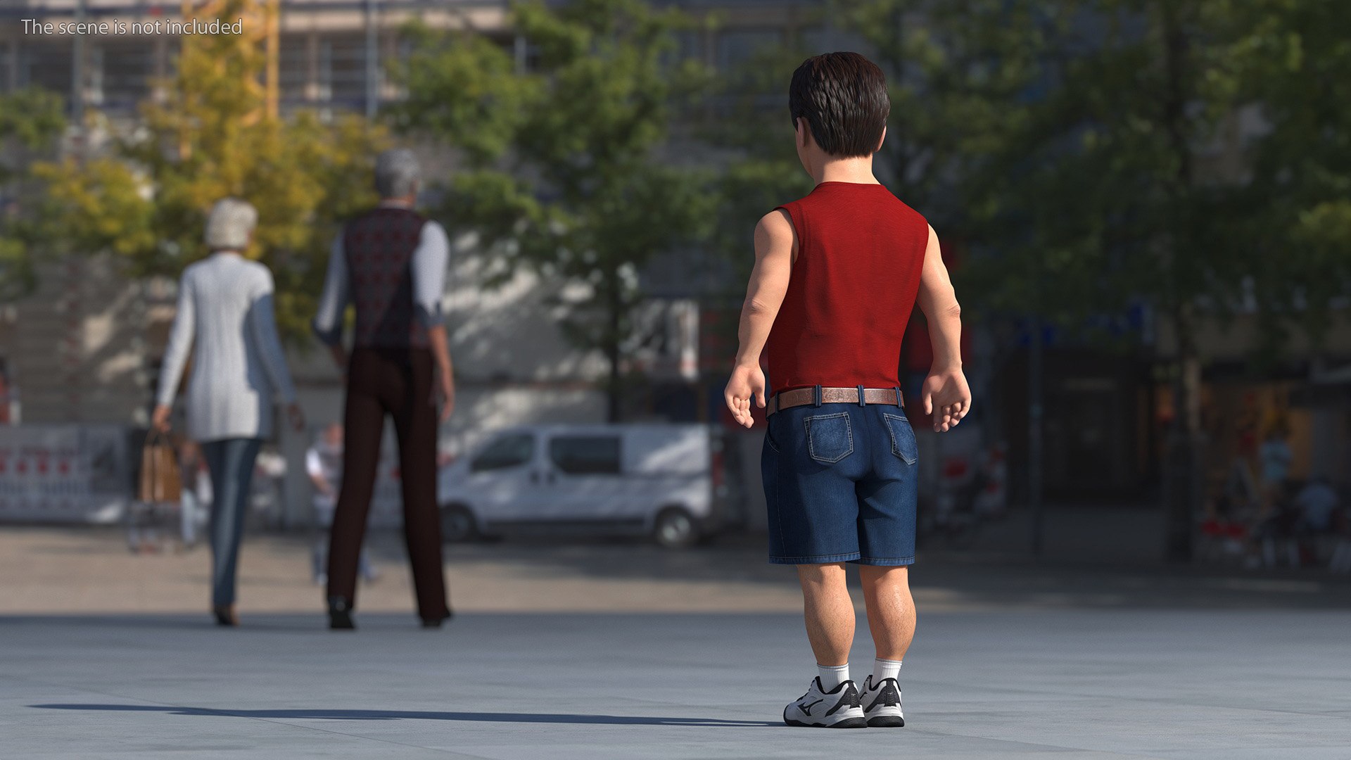 Dwarf Male Character Summer Style Standing Pose 3D - TurboSquid 2217977