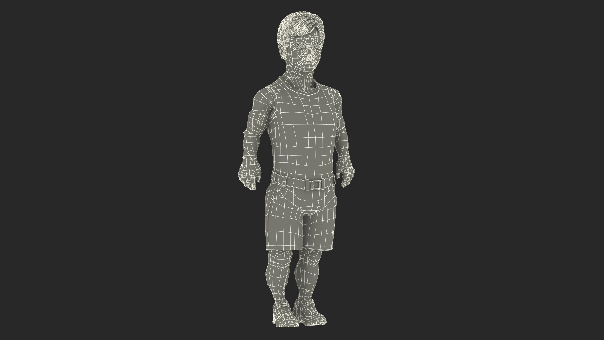 Dwarf Male Character Summer Style Standing Pose 3D - TurboSquid 2217977
