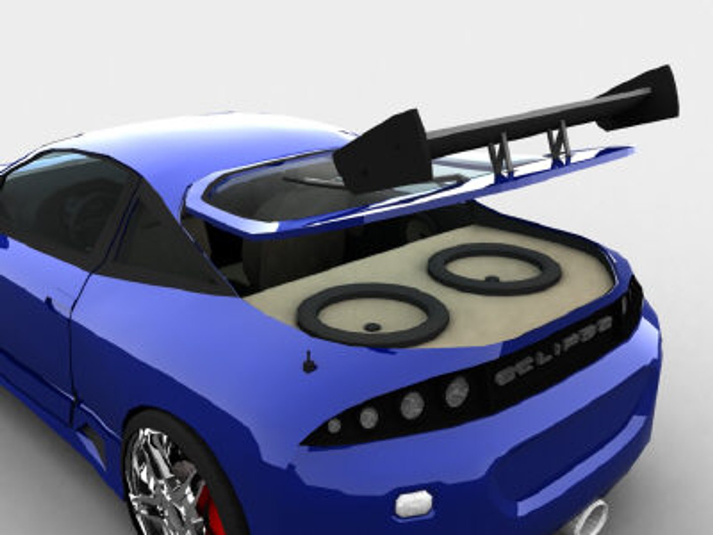 3d Model Mitsubishi Eclipse