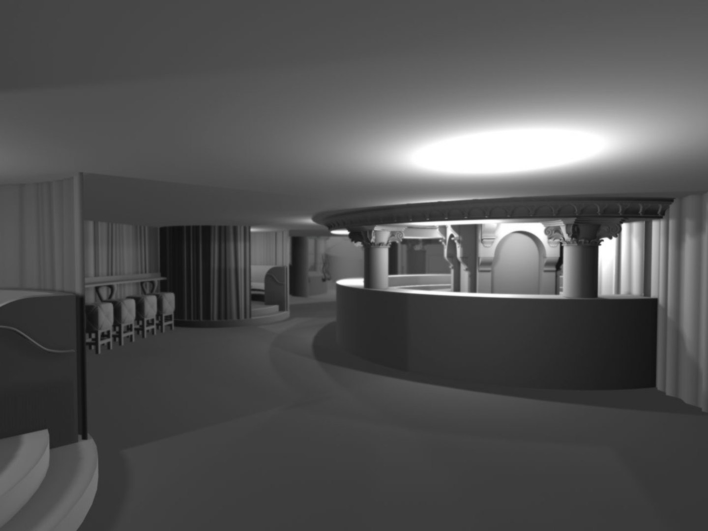Night Club 3d Model