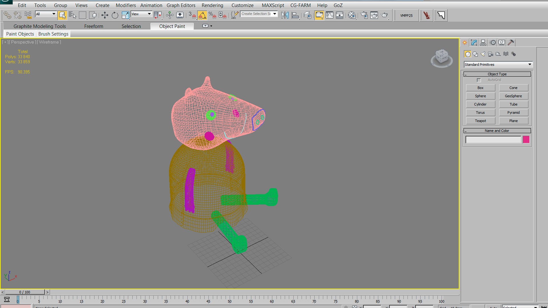 toy pig peppa 3d model