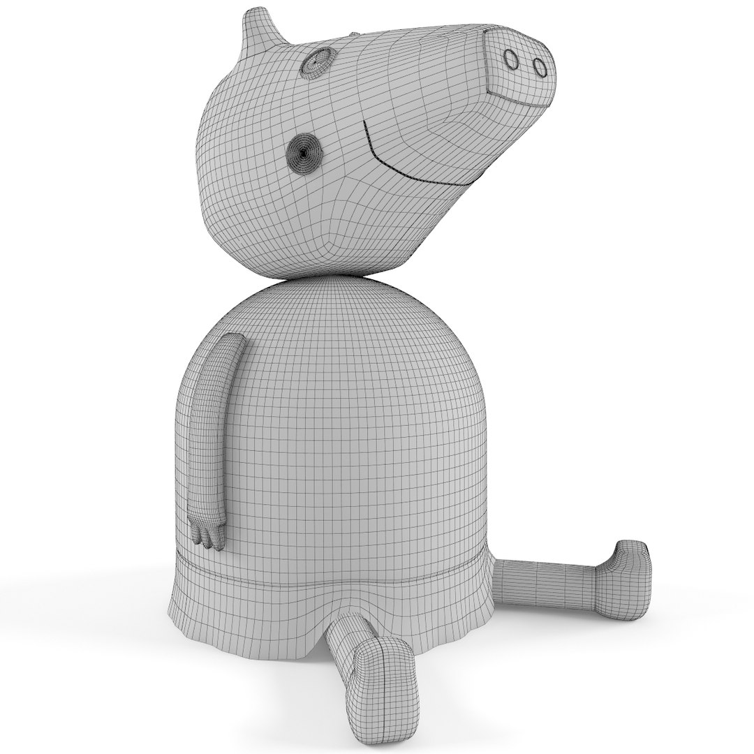 toy pig peppa 3d model