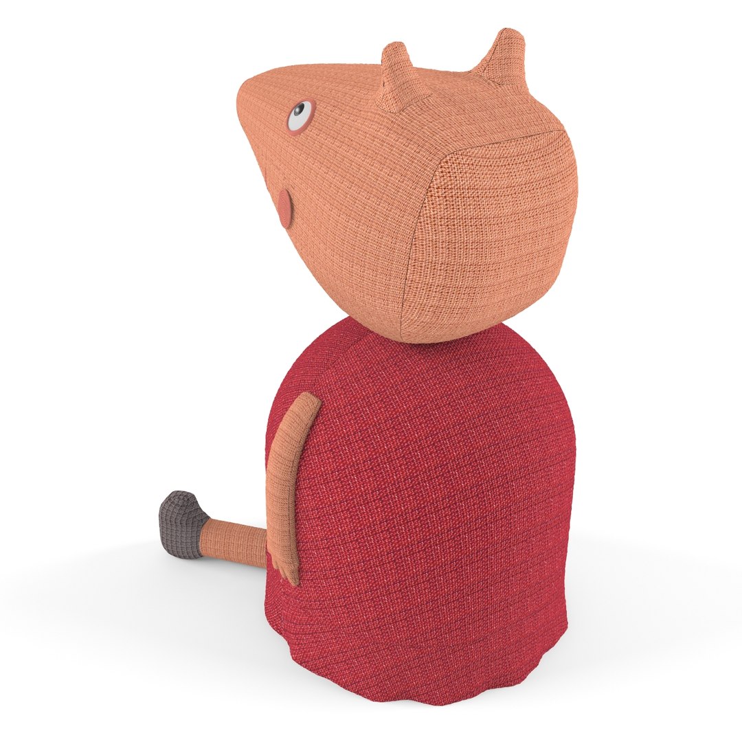 toy pig peppa 3d model