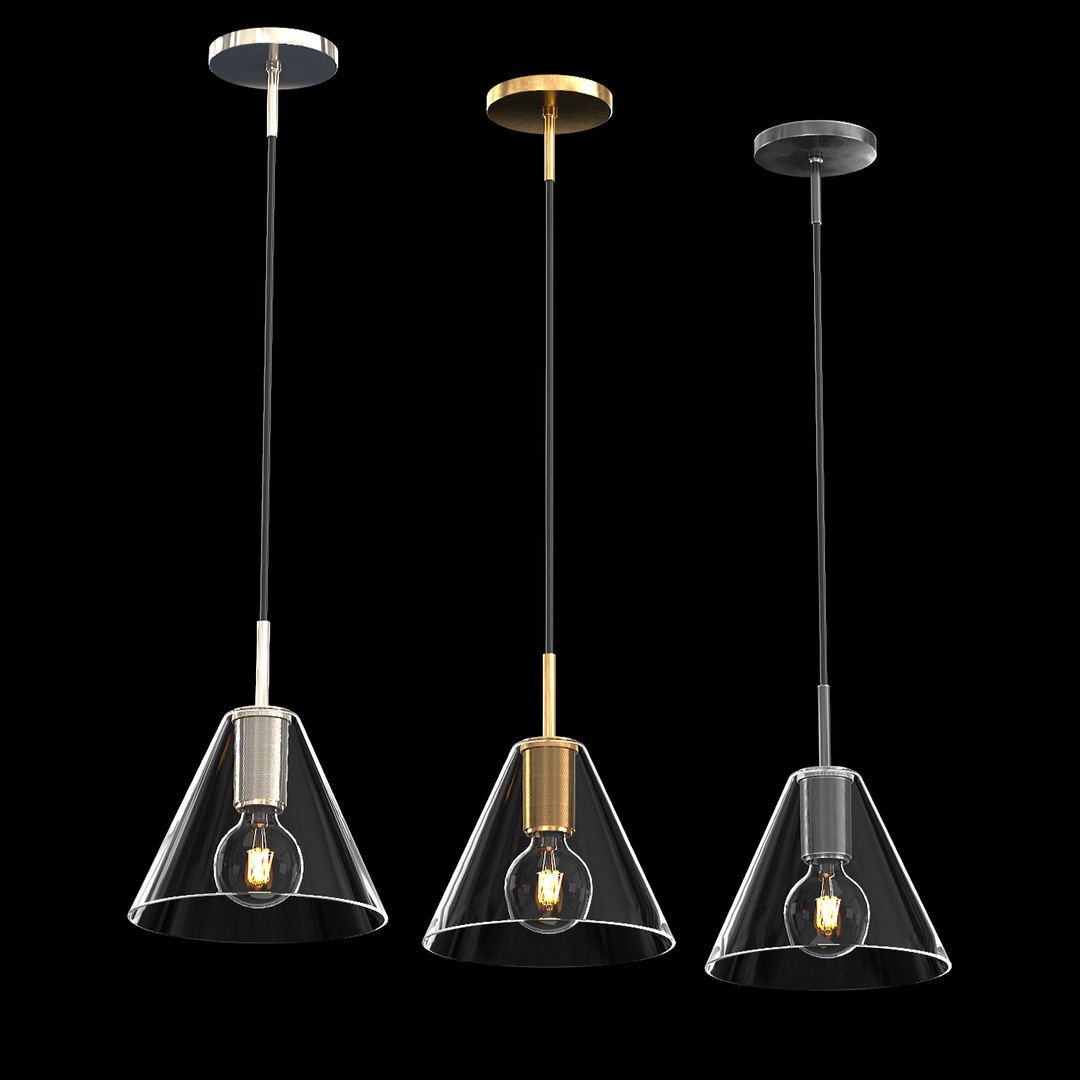 3D Utilitaire Funnel Shade Pendant - TurboSquid 1409788