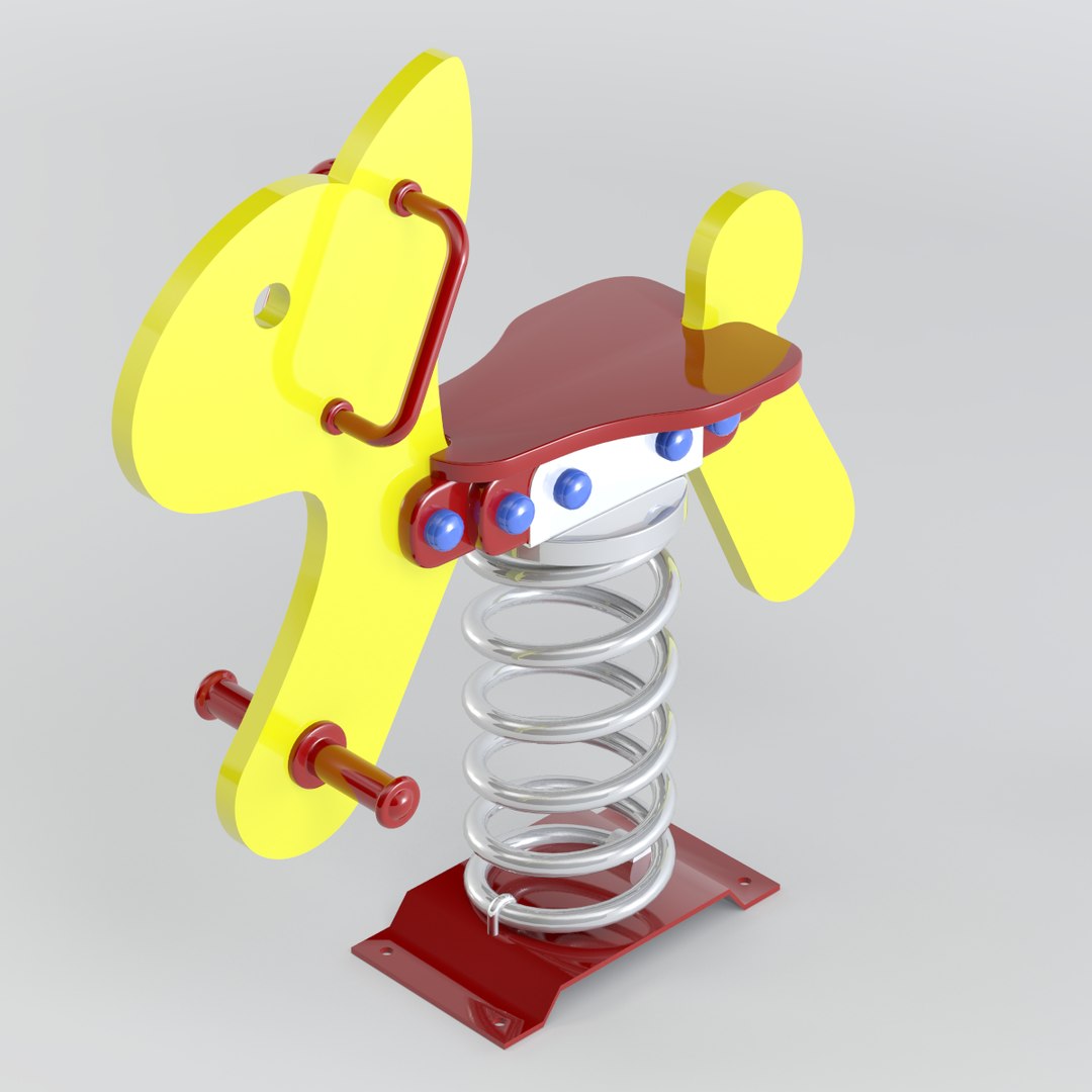 3d swing rabbit model