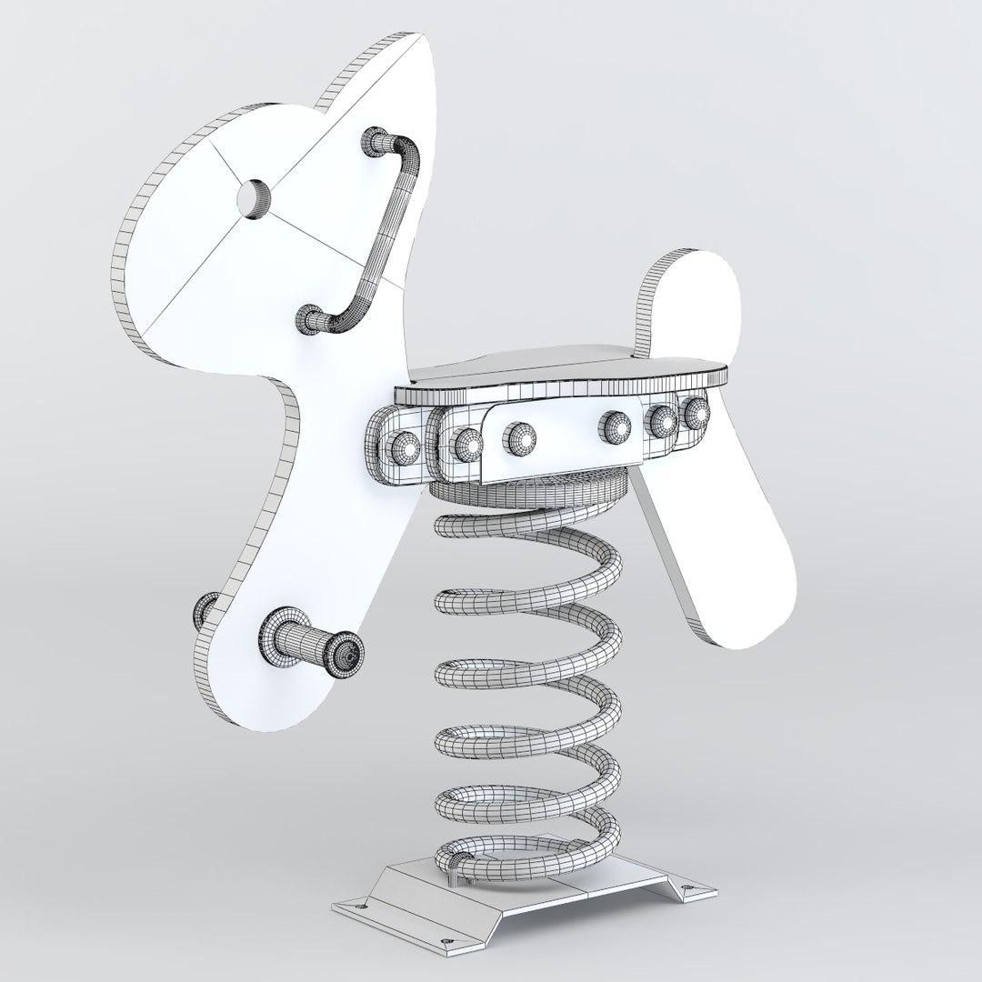 3d swing rabbit model