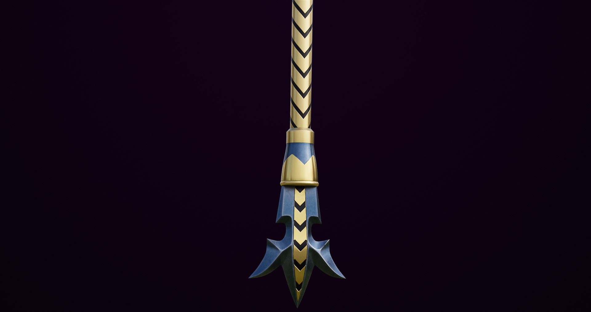 Fantasy Trident 01 All PBR Unity UE Textures Included 3D - TurboSquid ...