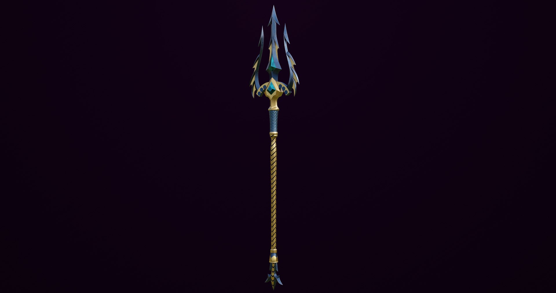 Fantasy Trident 01 All PBR Unity UE Textures Included 3D - TurboSquid ...