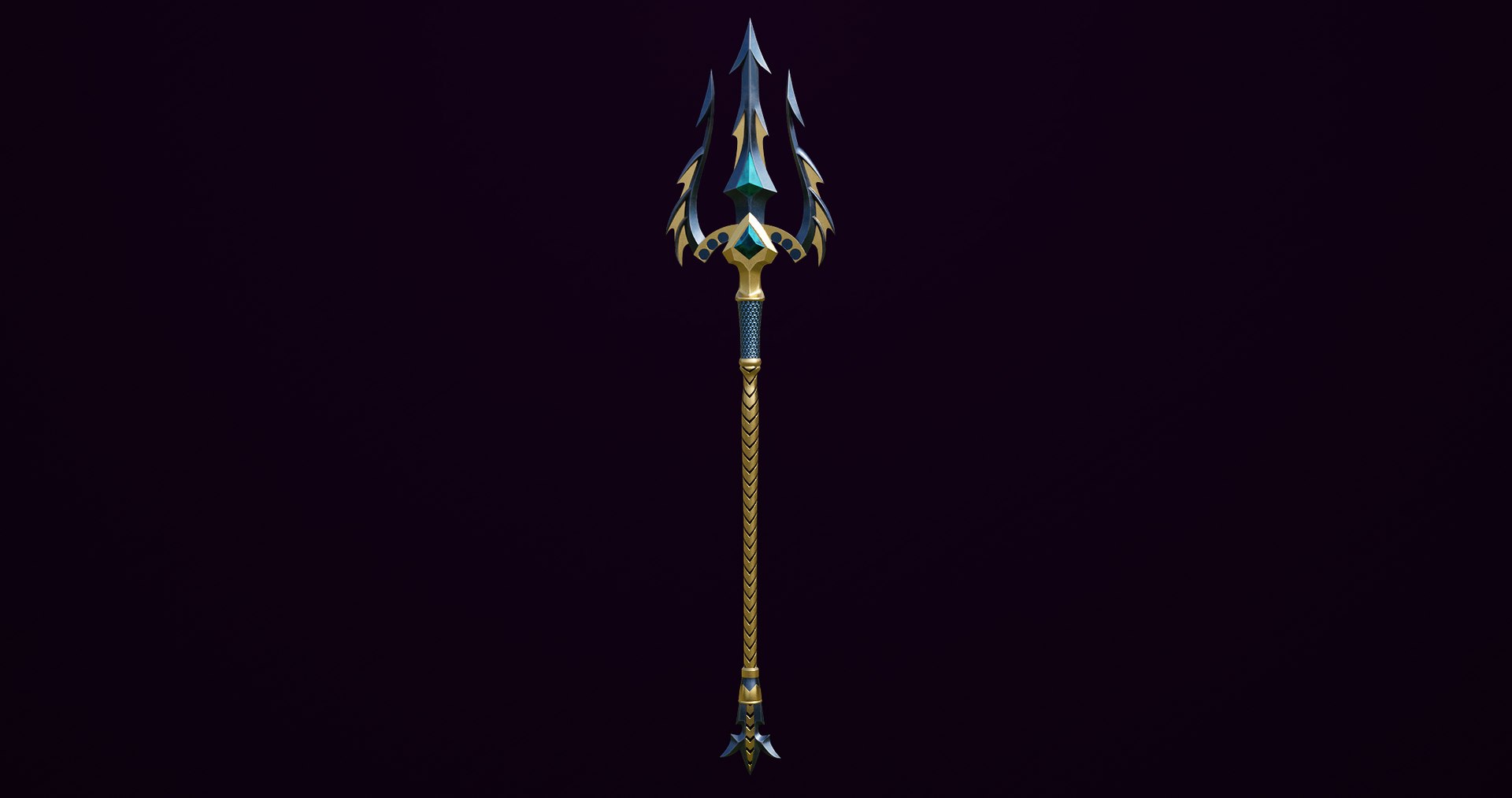 Fantasy Trident 01 All PBR Unity UE Textures Included 3D - TurboSquid ...