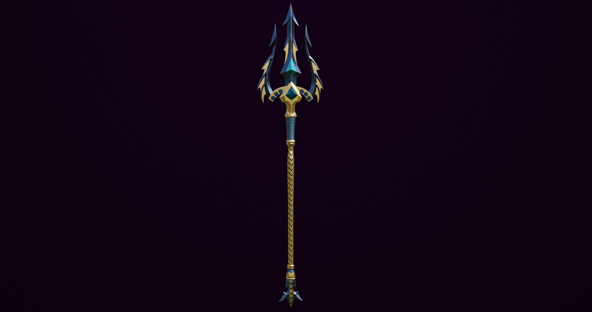 Fantasy Trident 01 All PBR Unity UE Textures Included 3D - TurboSquid ...