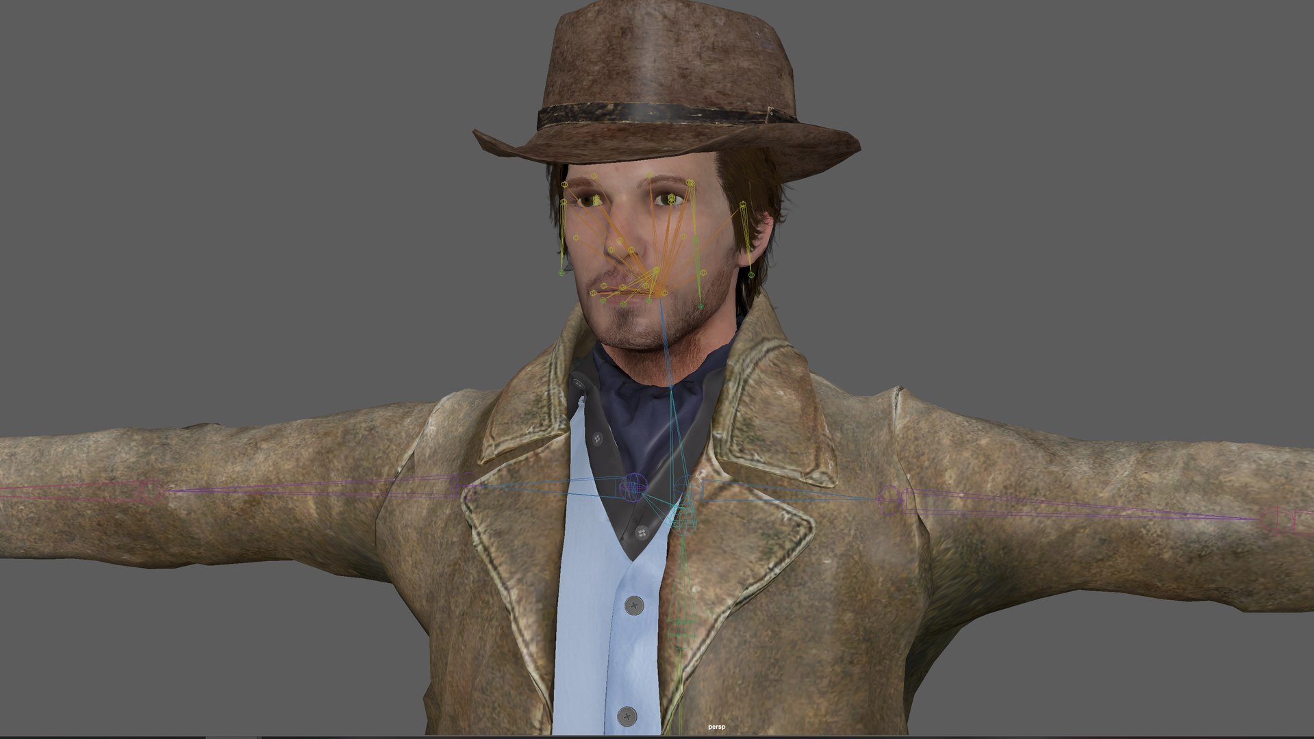 3D Model Cowboy Rigged - TurboSquid 1939279