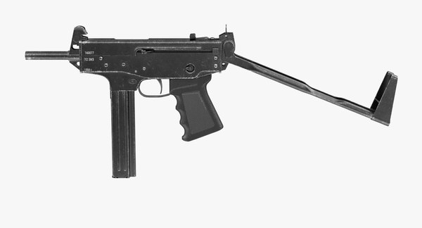 Submachine gun pp-91 kedr 3D model - TurboSquid 1163843