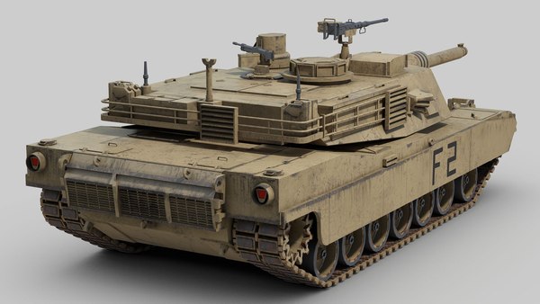 modelo 3d Tanque Abrams M1A2 - TurboSquid 2105942