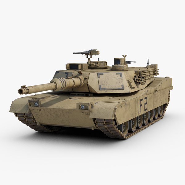 modelo 3d Tanque Abrams M1A2 - TurboSquid 2105942