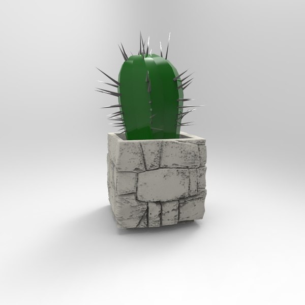 inca flower pot 3d obj