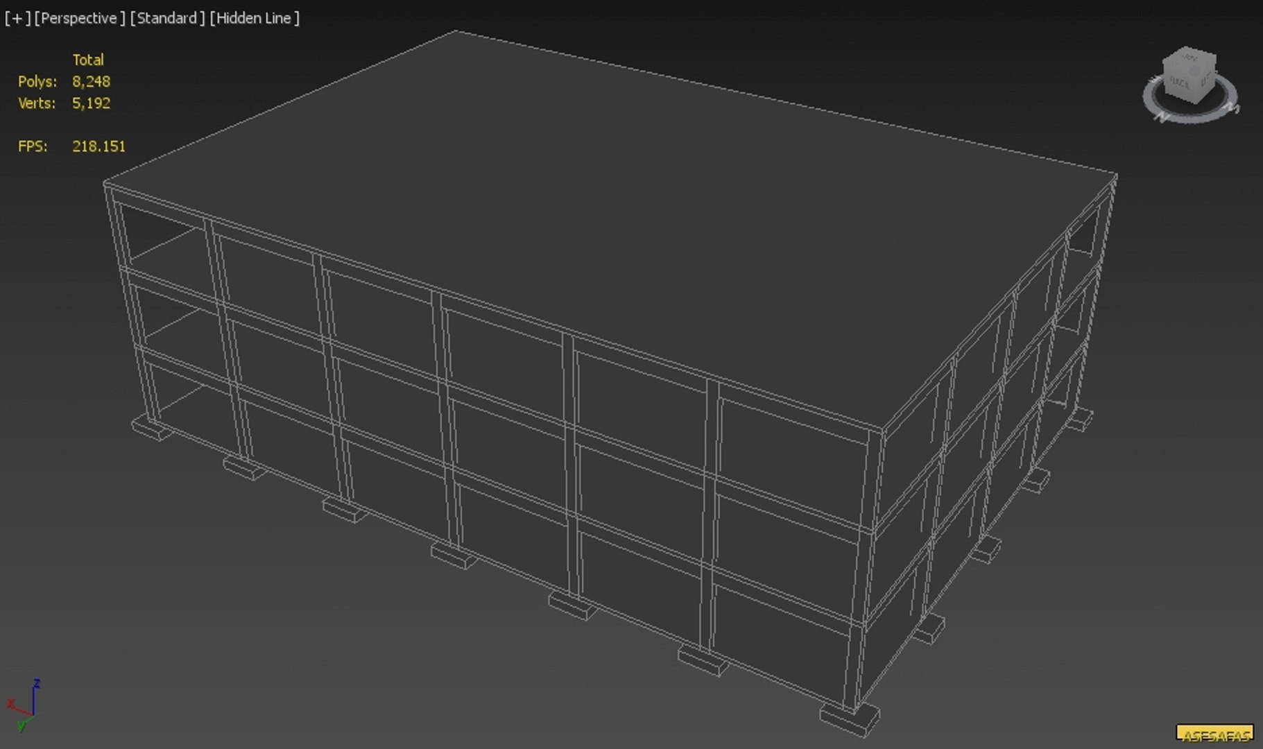 concrete construction 3d model