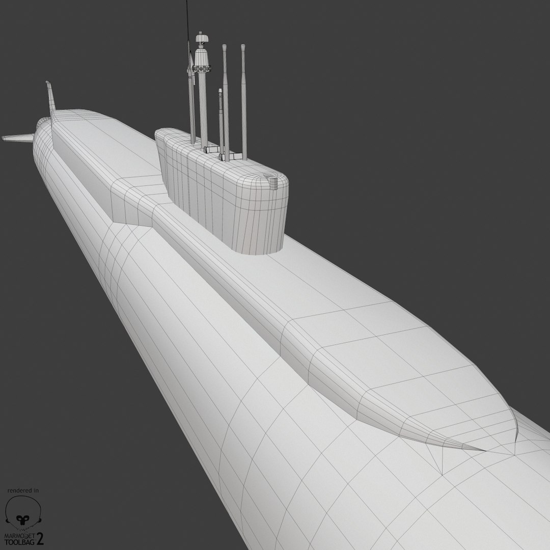 3d model ready k-551 vladimir monomakh