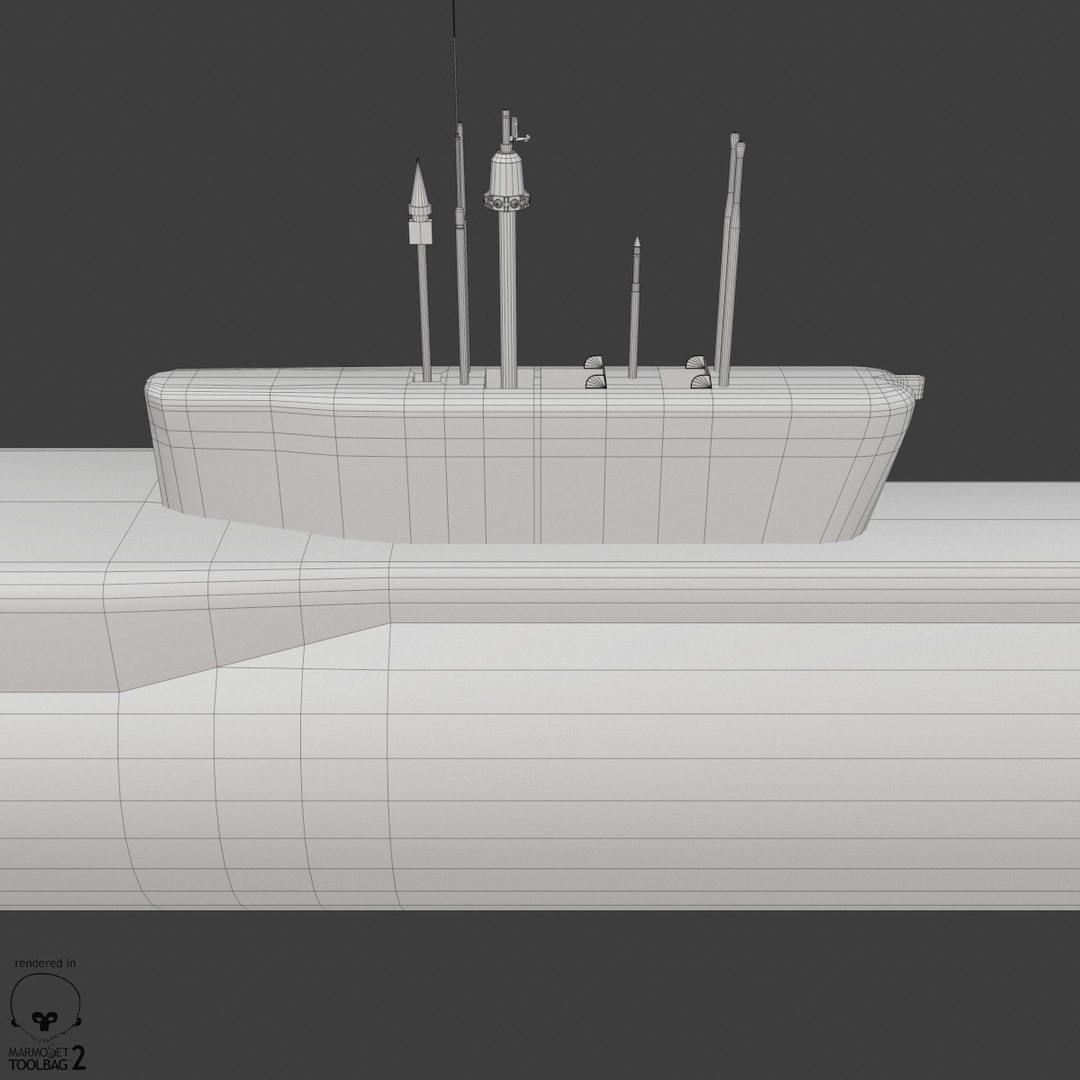 3d model ready k-551 vladimir monomakh