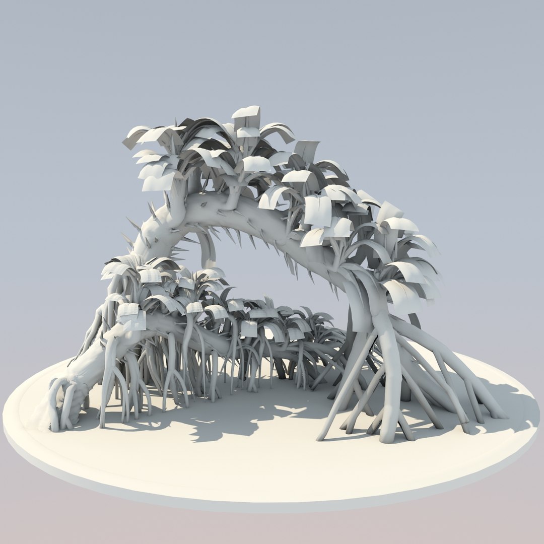 Alien Tree 3d Obj