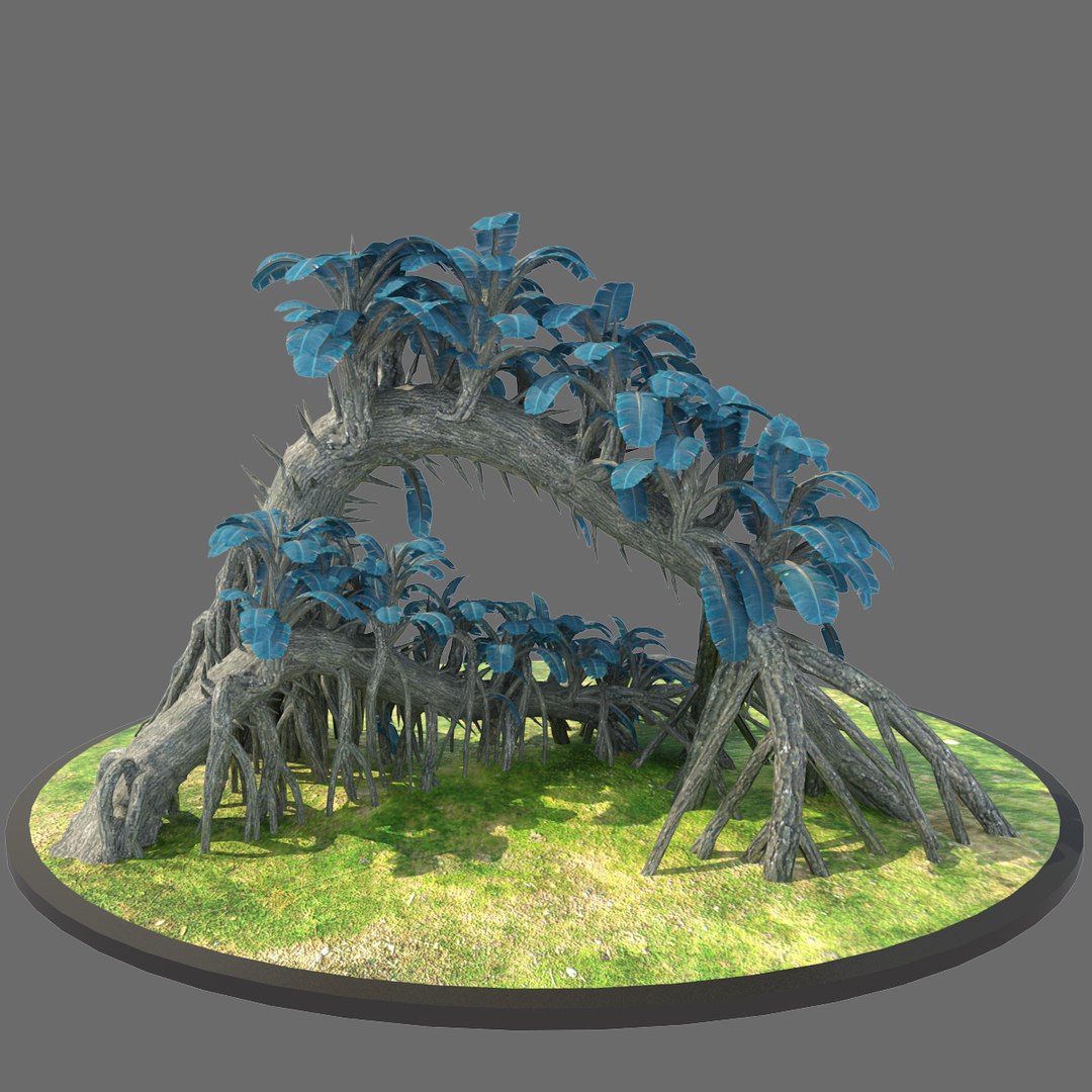 Alien Tree 3d Obj