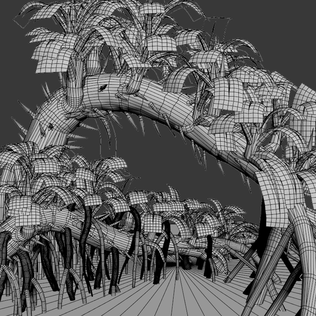 Alien Tree 3d Obj