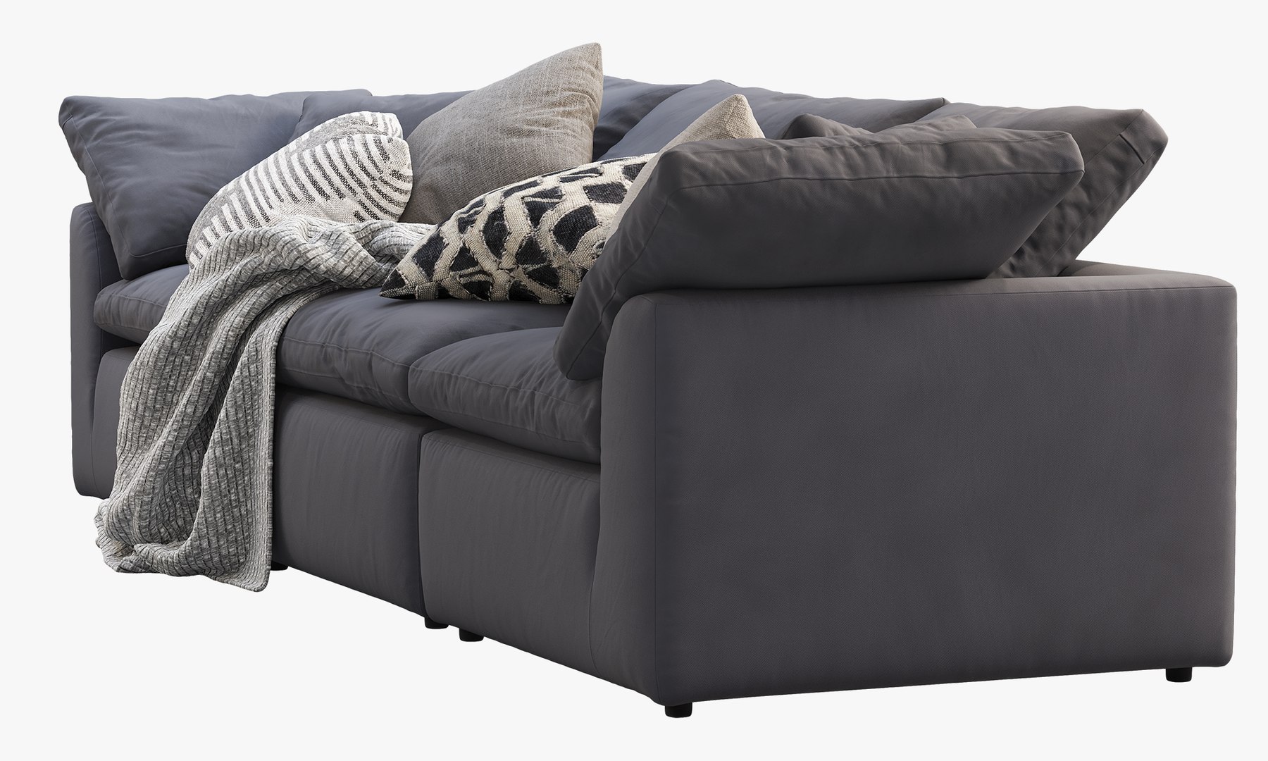 Joybird Bryant Modular Sofa 3 Piece 3D - TurboSquid 1978172