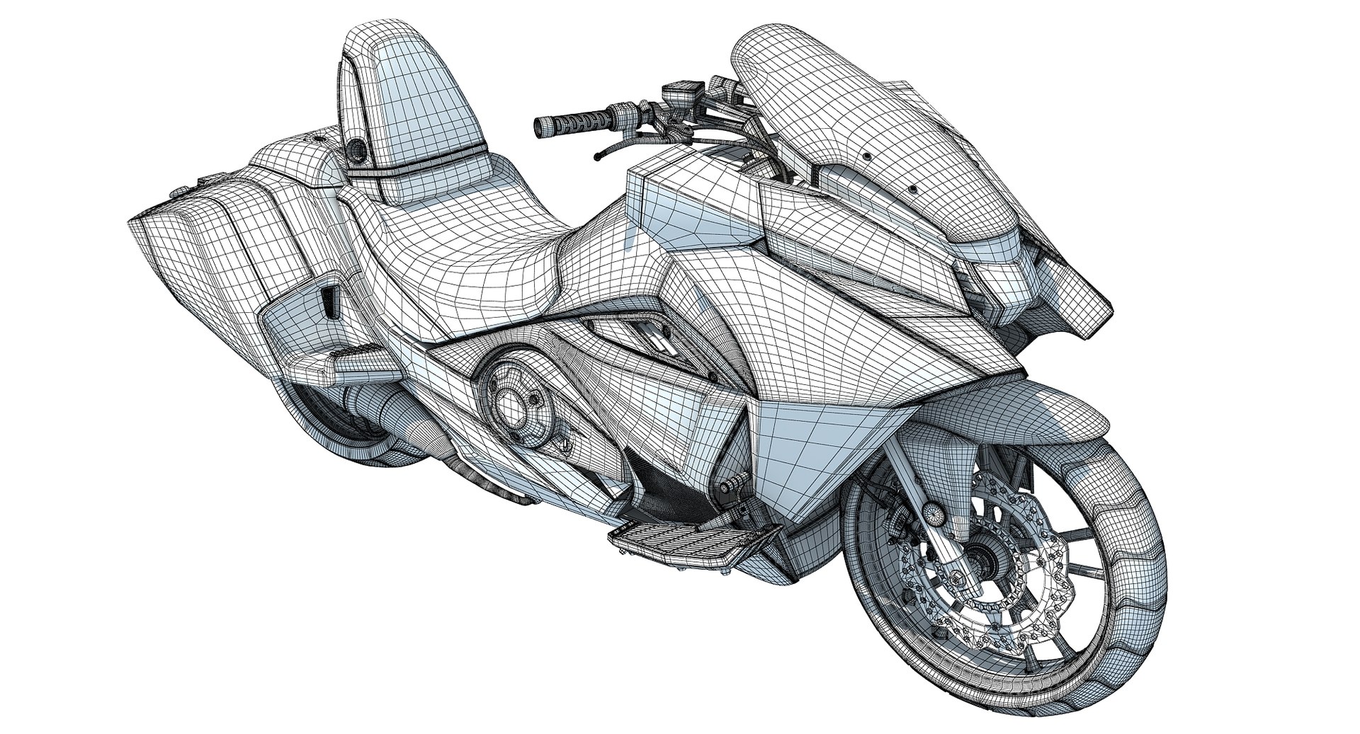 Generic Sport Motorcycle 3D Model - TurboSquid 1247752