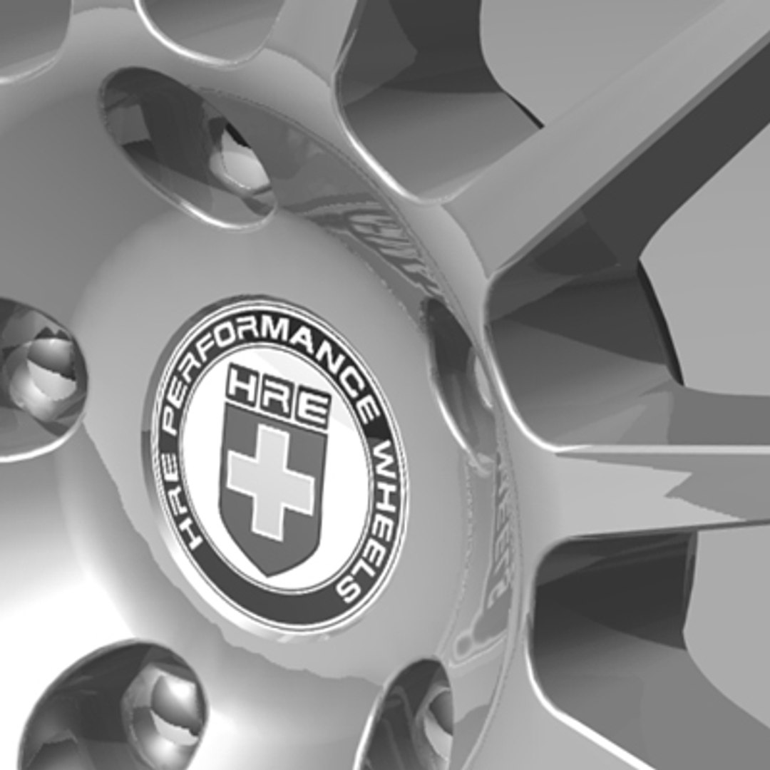 Hre 448r Wheel Tires 3d Max