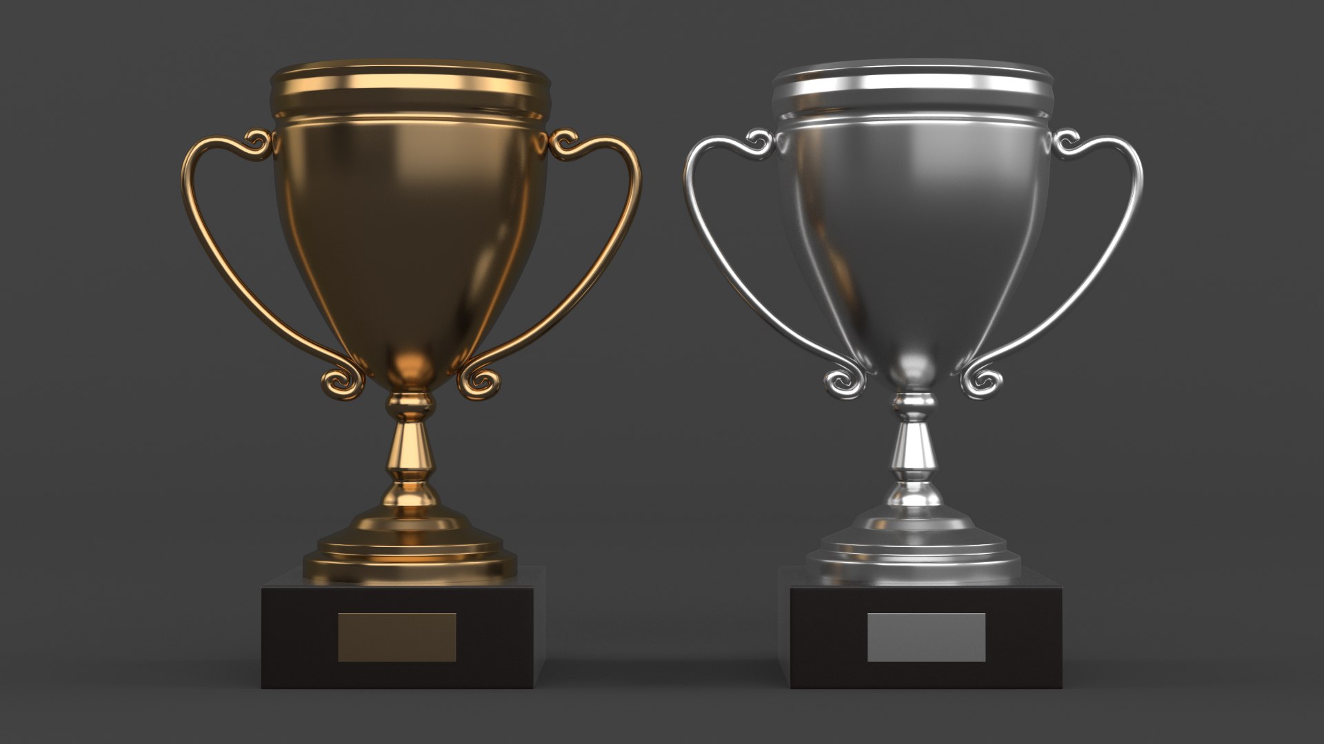 3D Trophy Cups Model - TurboSquid 2245298