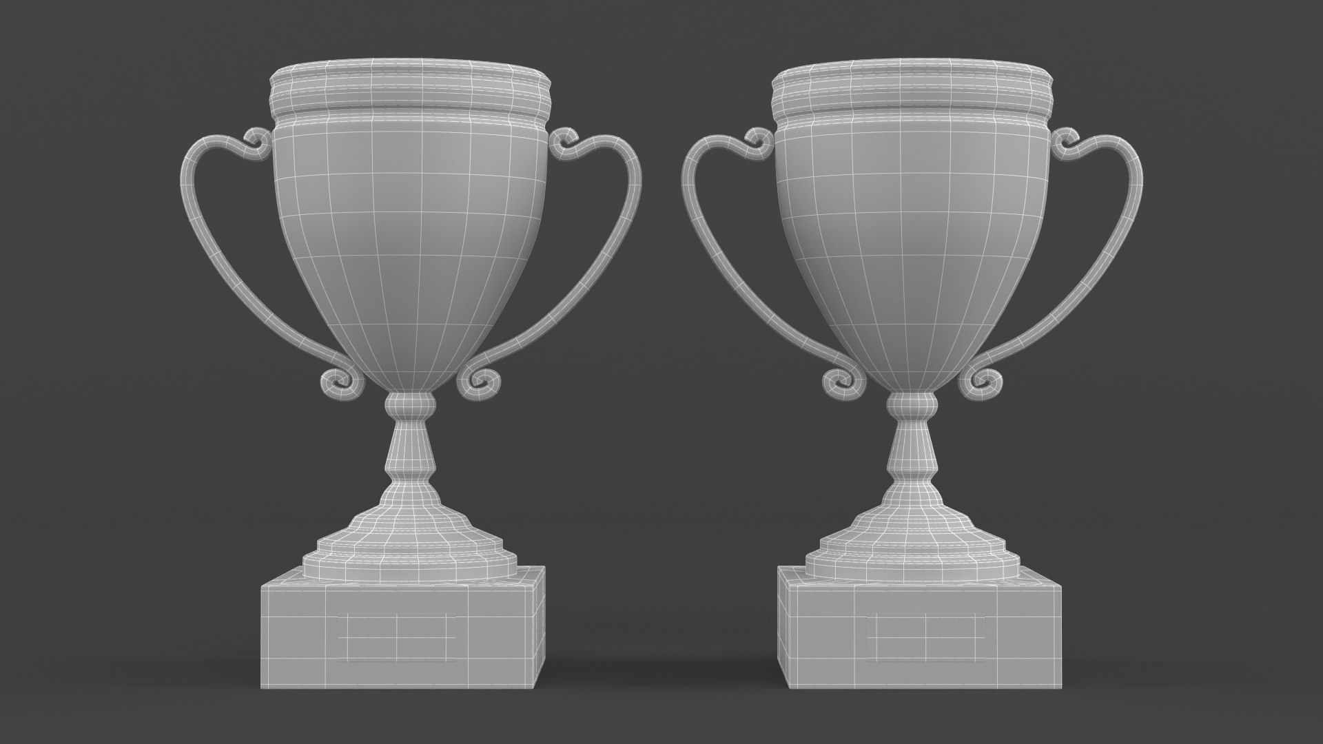 3D Trophy Cups Model - TurboSquid 2245298