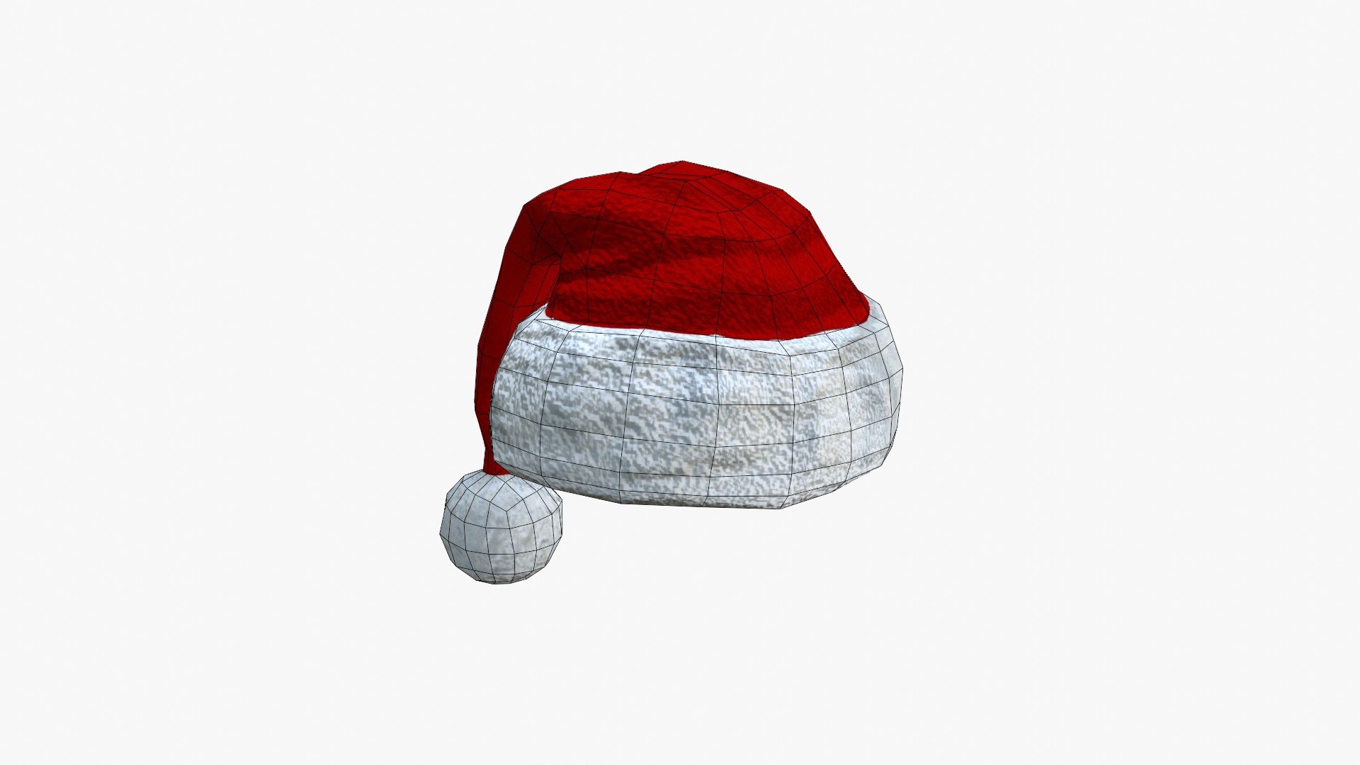 3D Christmas hat - Santa hat - Low poly model - TurboSquid 2002030